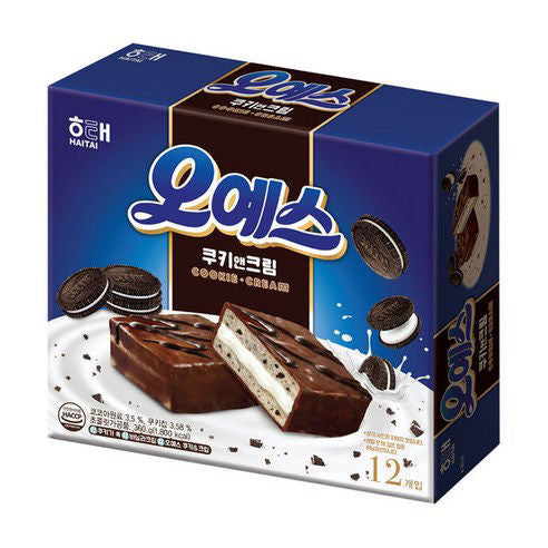 HAITAI OH YES COOKIE & CREAM 360G — Happy Mart