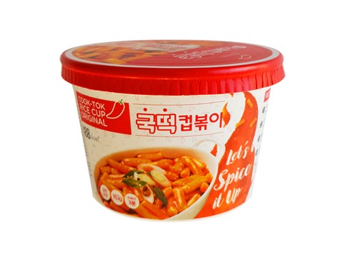 COOK-TOK CUP BOKKI (RICE CAKE) 163G — Happy Mart